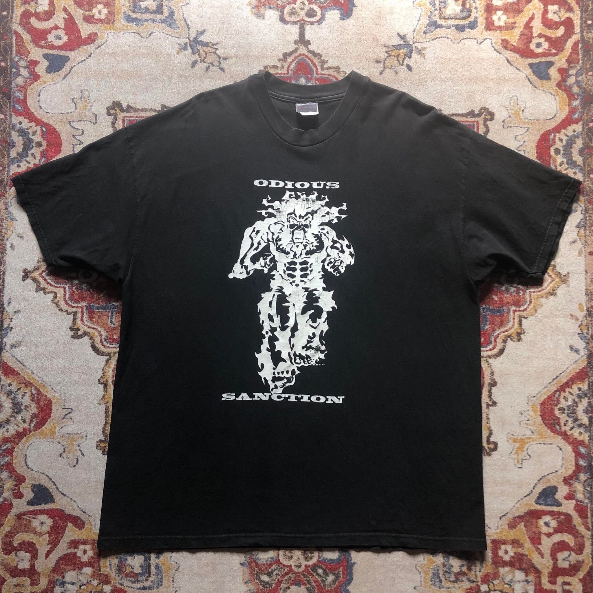 Band Tees × Vintage Vintage Odious Sanction Metal Band Shirt | Grailed