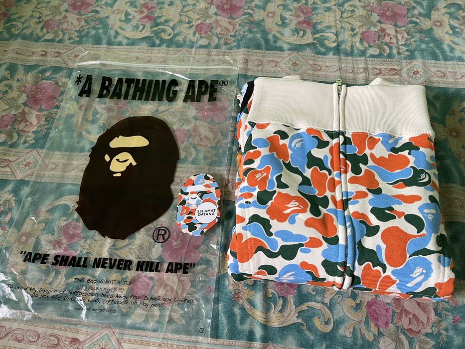 Bape Bape Store Indonesia Exclusive Camo Shark Hoodie | Grailed
