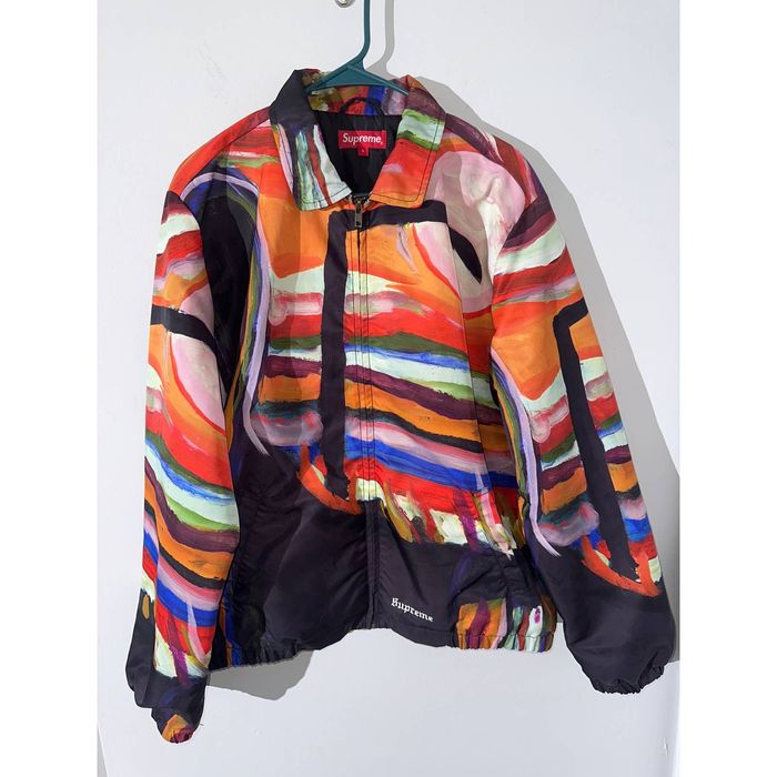 Supreme Josh Smith reaper painting jacket | Grailed