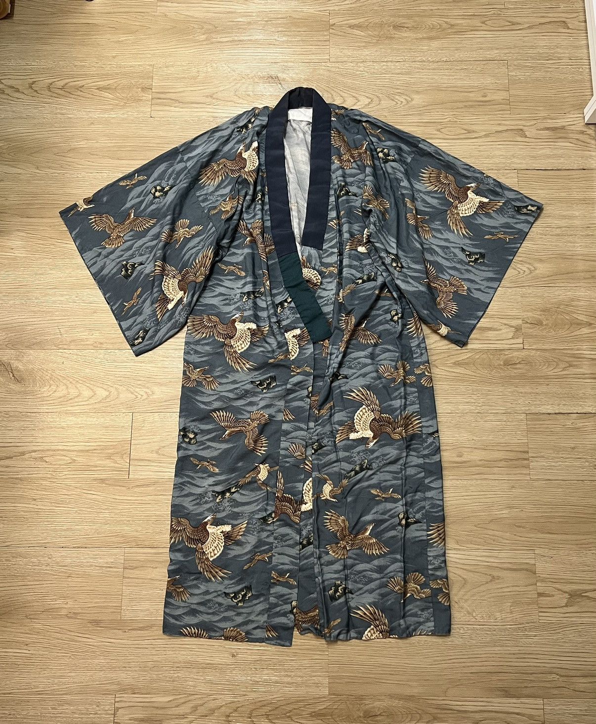 Japanese Brand Vintage Japanese Bird Shogun Kimono | Grailed