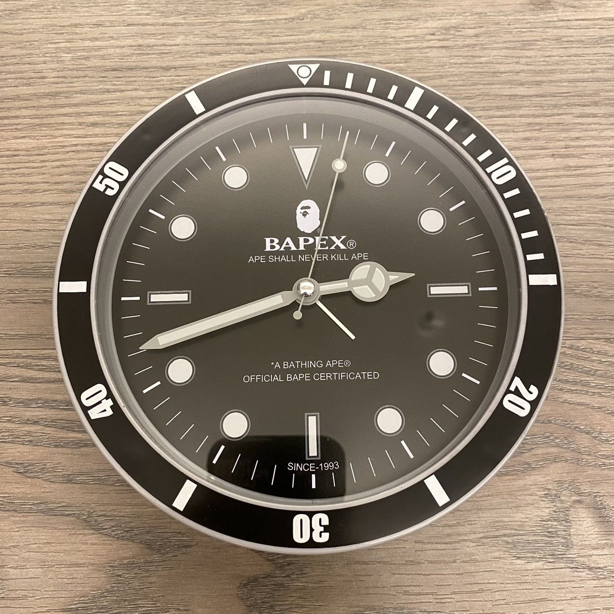 Bape A bathing Ape BapeX desk Clock Nigo Bape milo Rolex Pharrell | Grailed