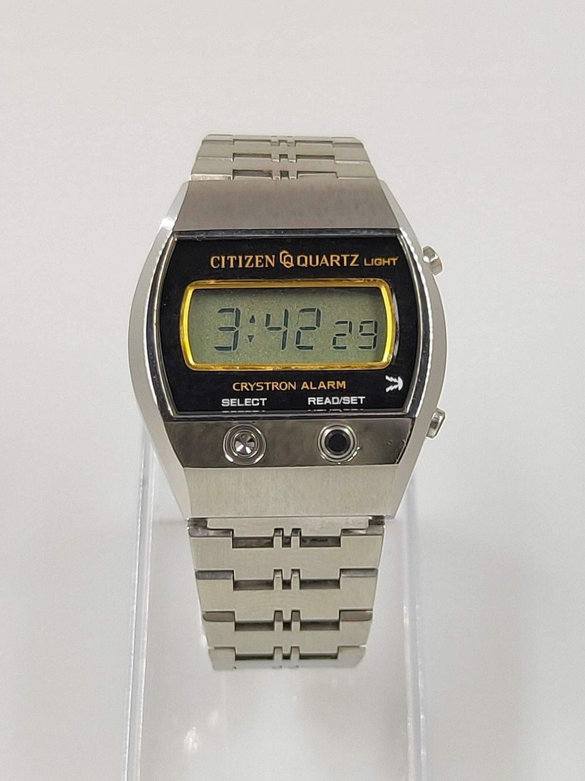 Vintage Rare Vintage CITIZEN Two Buttons face Digital Men’s Watch ...