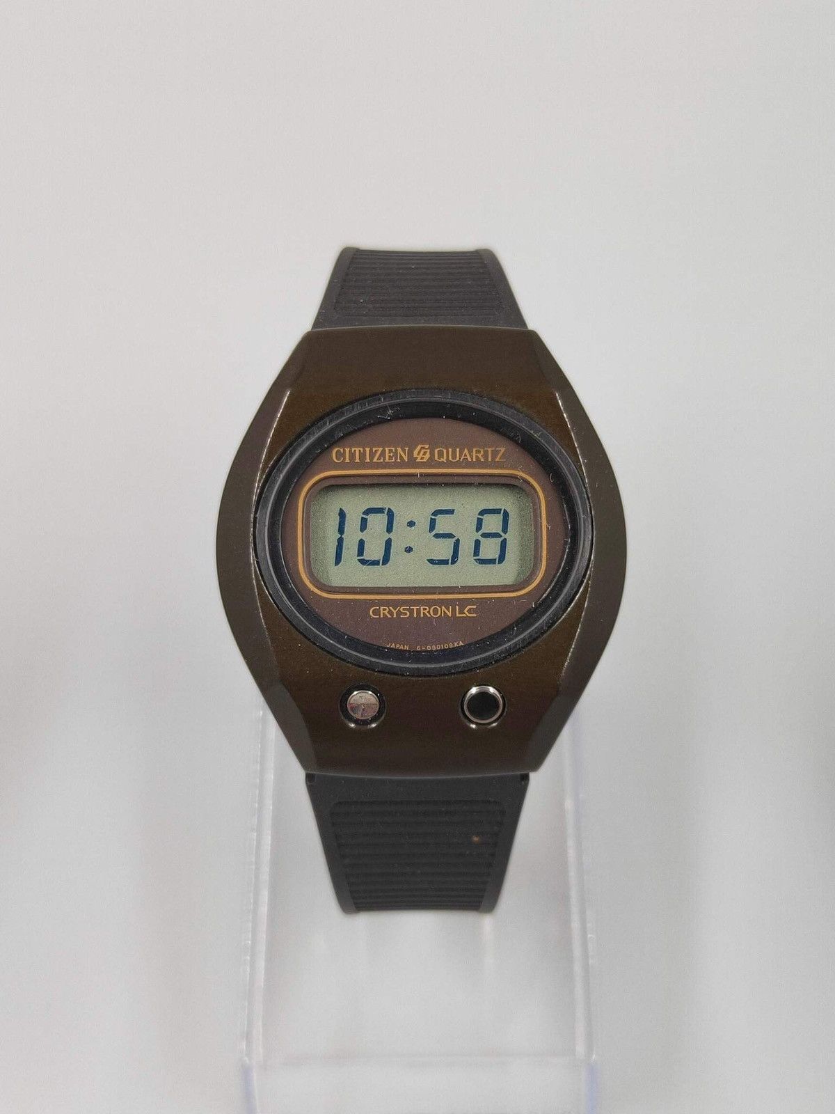 Citizen × Vintage × Watch Rare Vintage CITIZEN Two Buttons face Digital ...