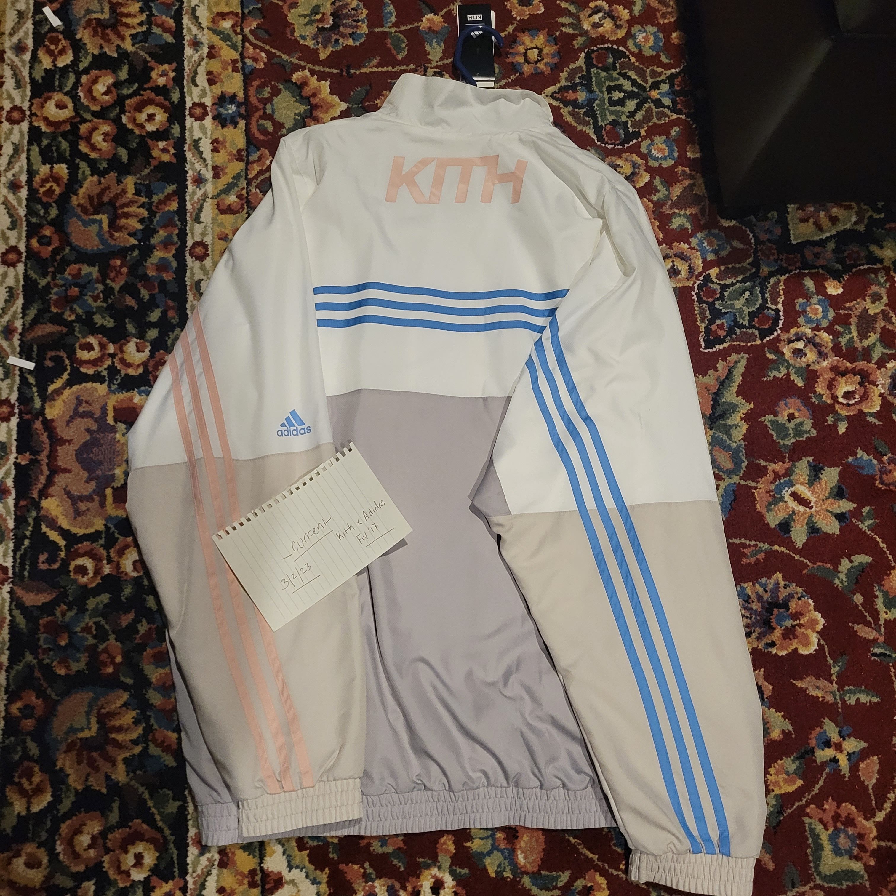 Adidas Kith & Adidas Flamingos Block Track Jacket FW '17 | Grailed