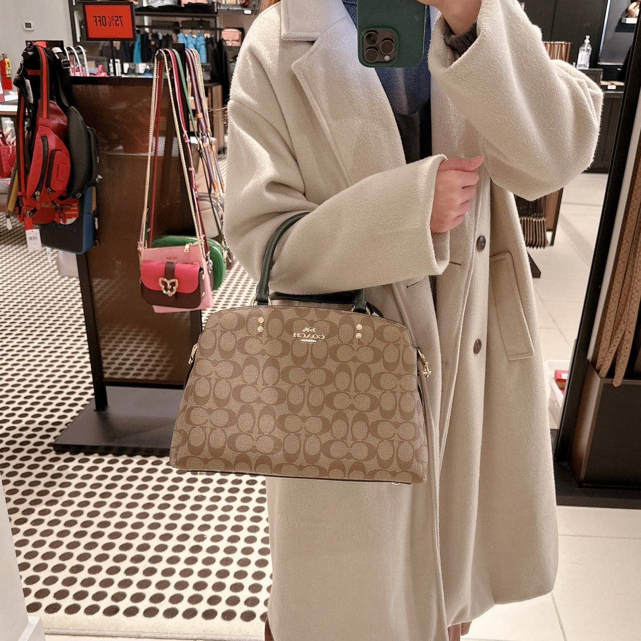 Coach Coach 91495 Lillie Carryall In Signature Canvas IN Khaki | Grailed