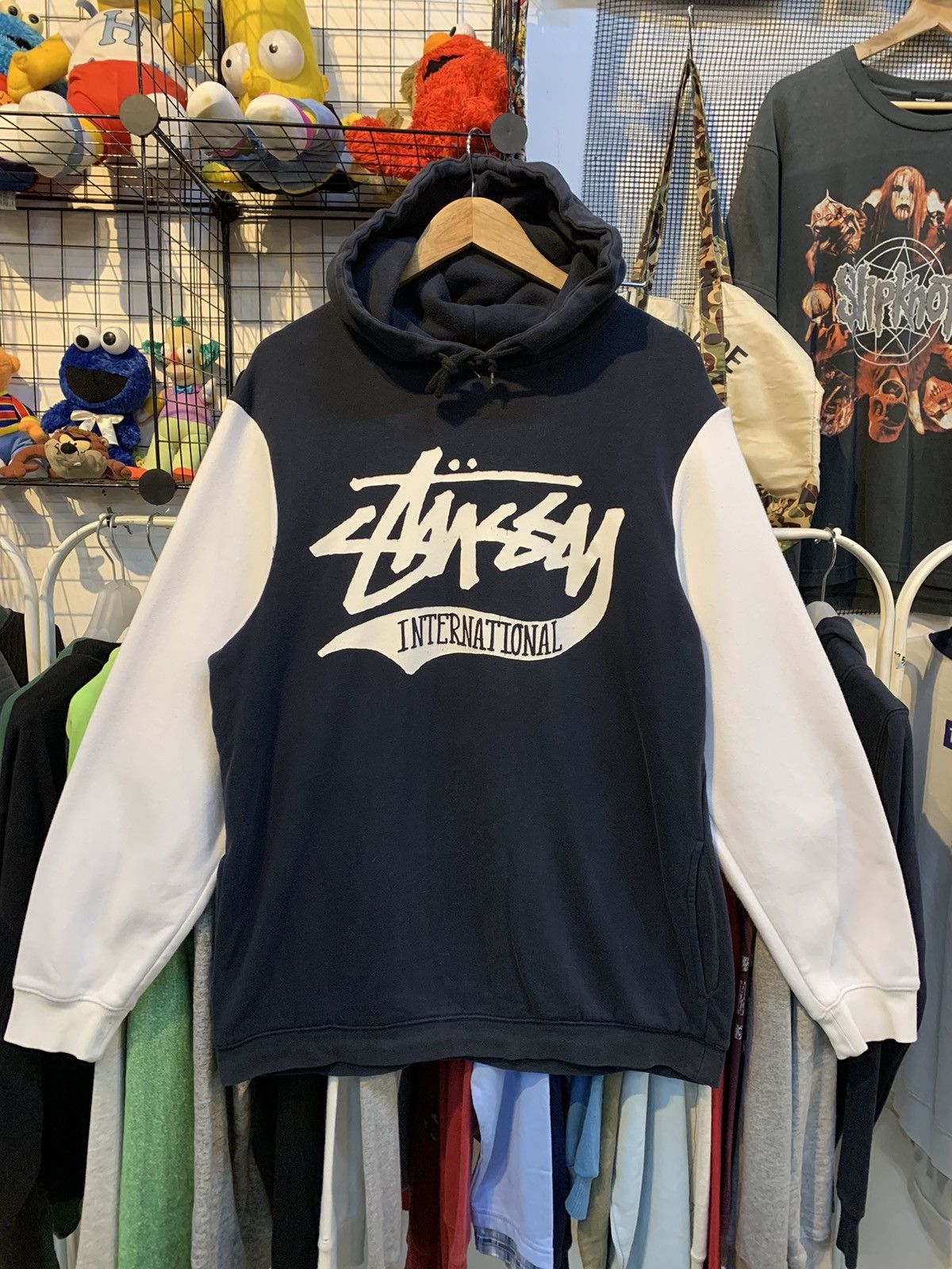 Vintage Vintage stussy international hoodie pullover | Grailed