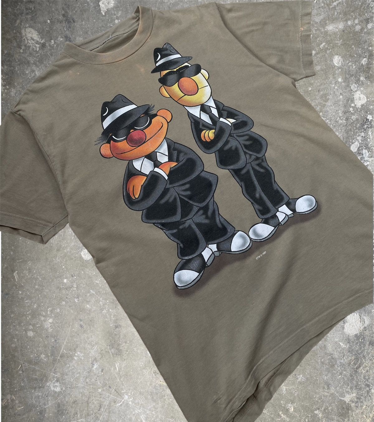 Cartoon Network × Vintage Vintage 90s Bert & Ernie Blues Brothers ...