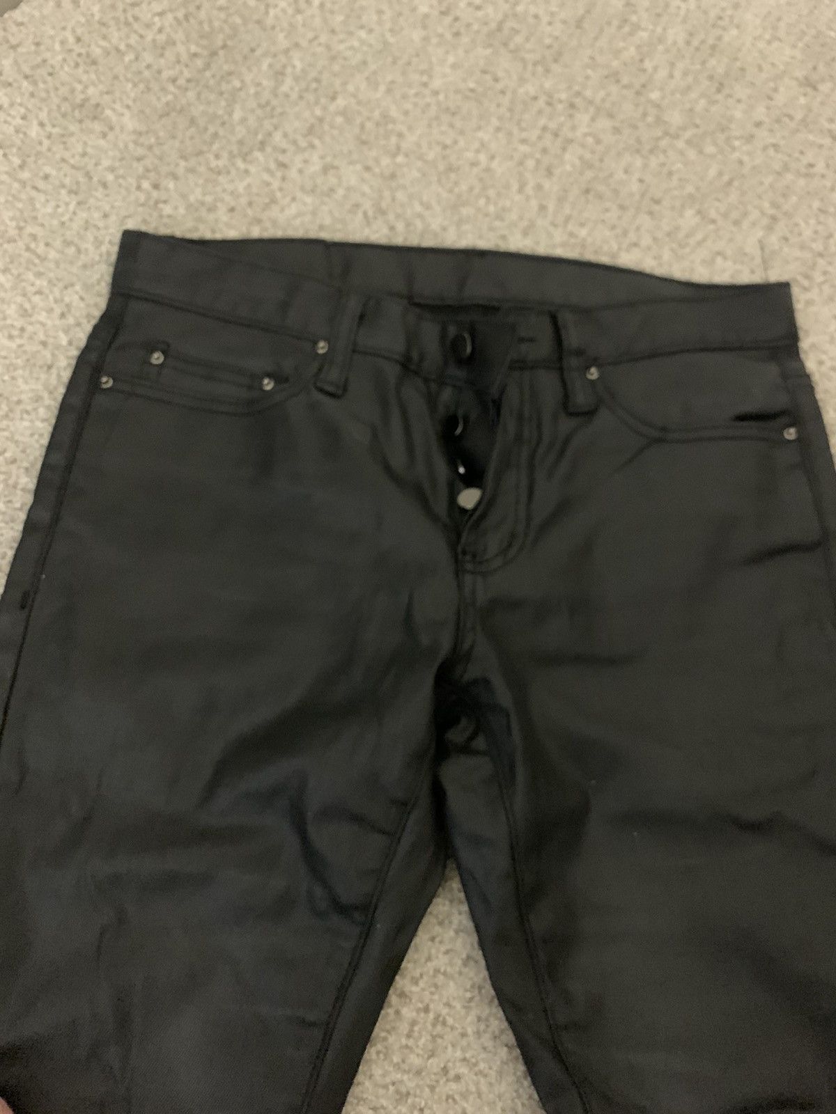 Mnml Mnml Waxed Denim Jeans Grailed