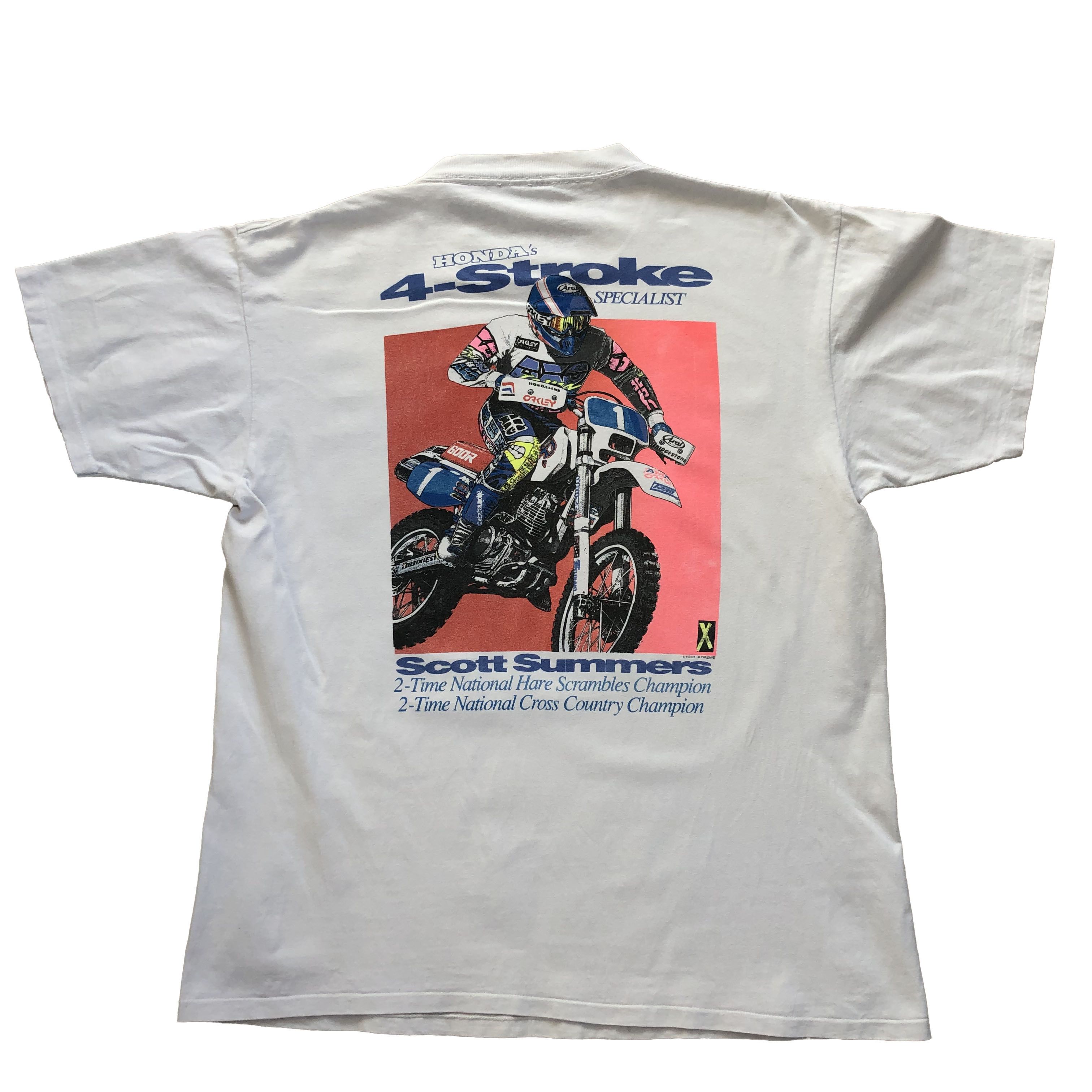 Vintage Vintage Scott Summers 1991 Tee Racing Hype Y2K Rare Drill | Grailed