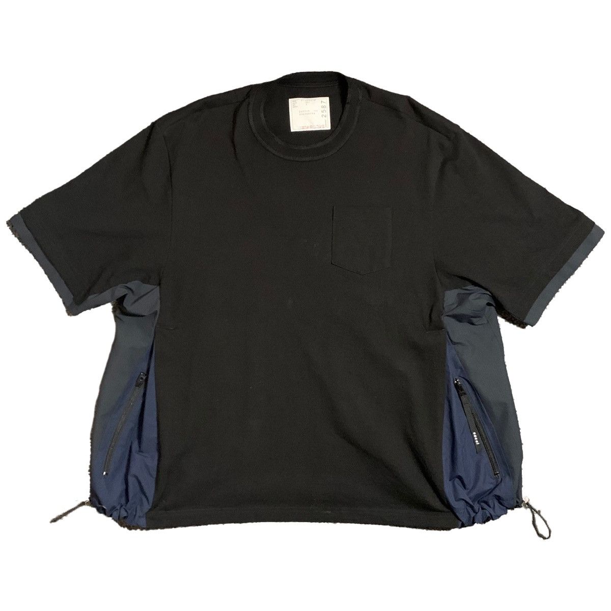Sacai Sacai side insert tee | Grailed