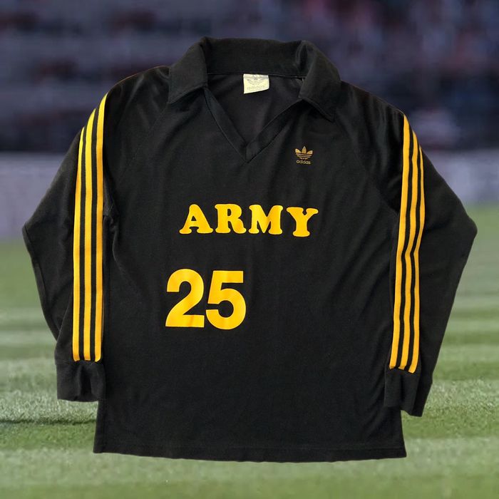 Adidas Army West Point Black Knights 1980s Match-Worn Soccer Jersey ...