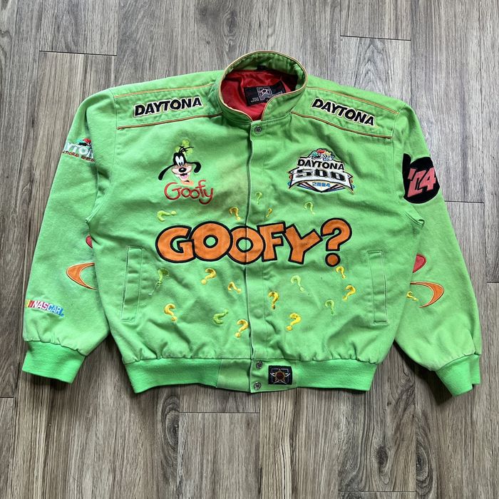 Vintage Vintage Jeff Hamilton Goofy Daytona 2004 Racing Jacket Large ...