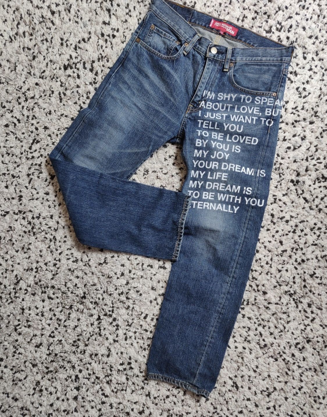 Junya Watanabe Poem Jeans | Grailed