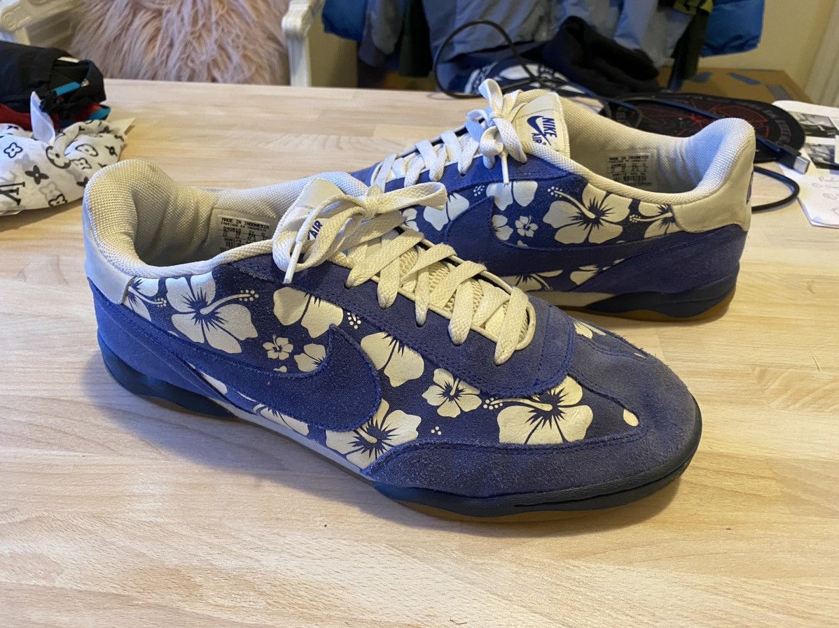 Nike 2004 Nike SB Air Zoom FC Doernbecher Blue Floral Dunk | Grailed