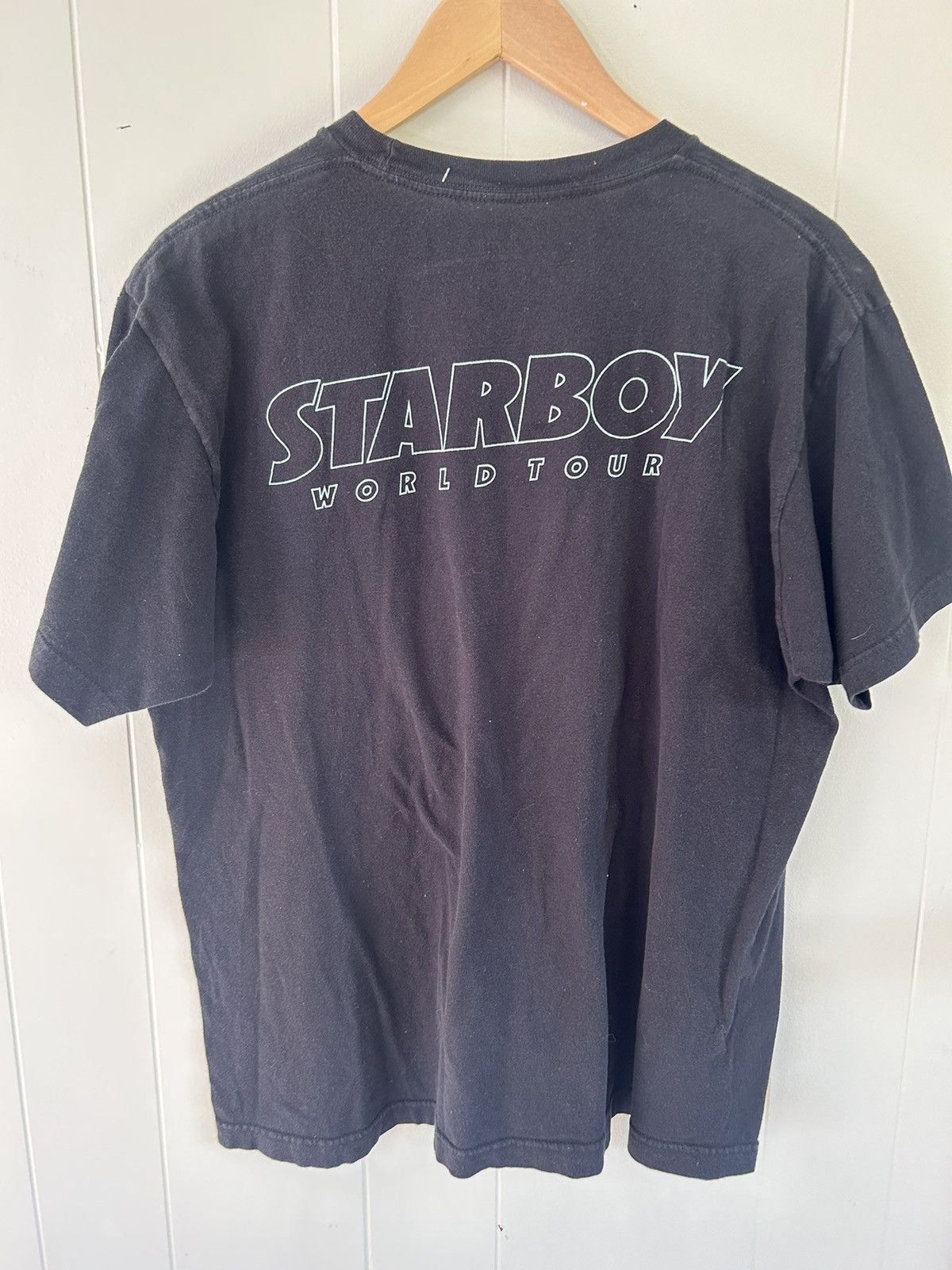 The Weeknd The Weeknd XO Starboy Tour Merch T-Shirt Diamond Neon Font ...