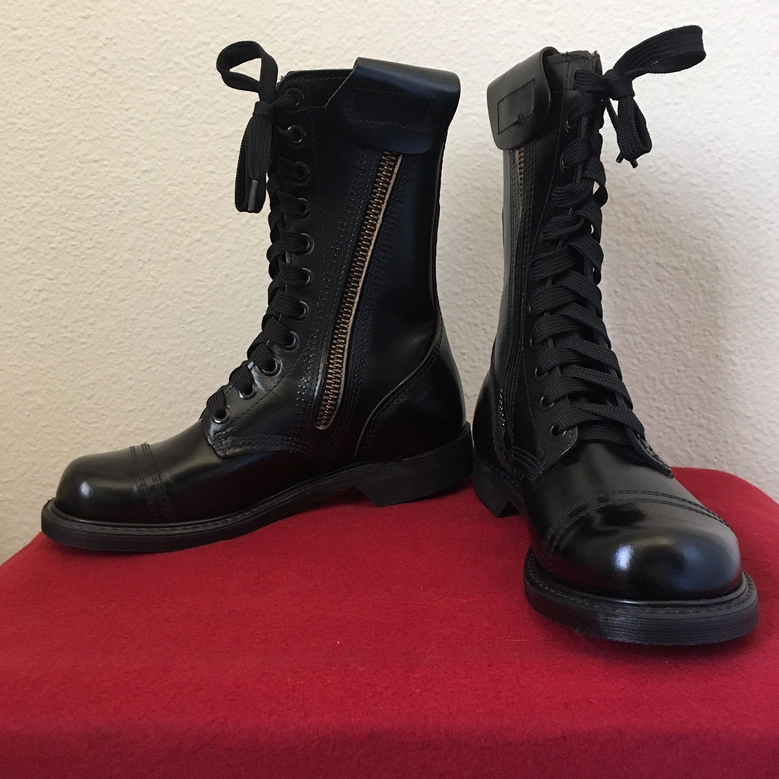 Corcoran Side Zip Combat Boots | Grailed