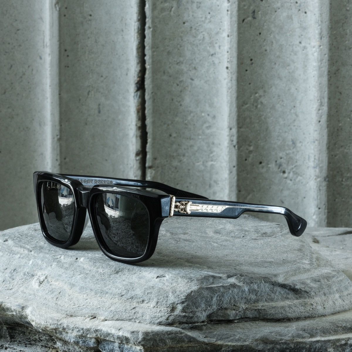 Chrome Hearts Chrome Hearts Box Officer Sunglasses Grailed