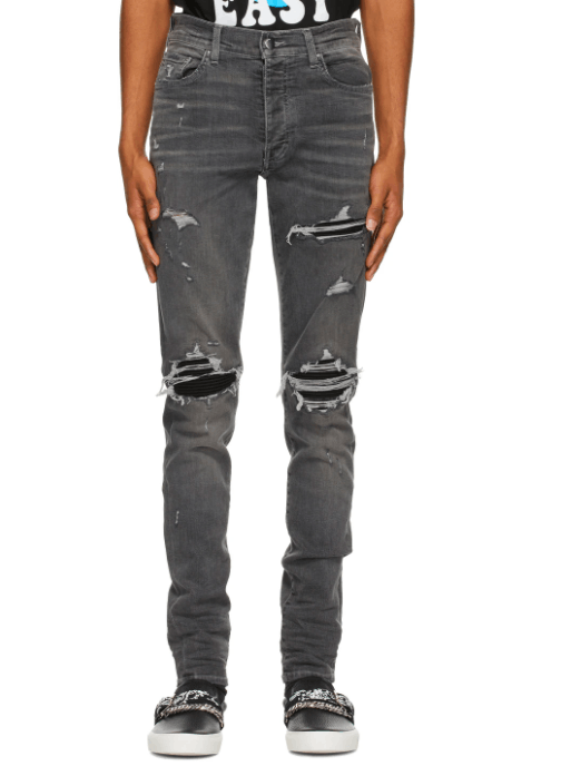 Amiri Classic Grey MX1 Suede Jeans | Grailed