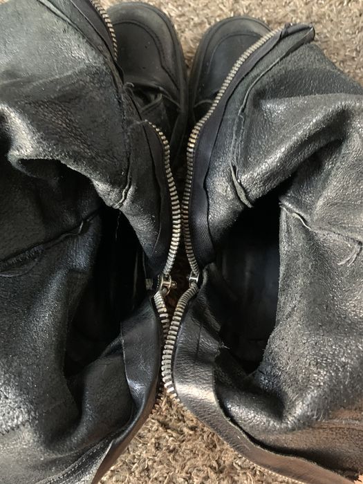 Rick Owens Rare Ss14 Laceless Ramones | Grailed