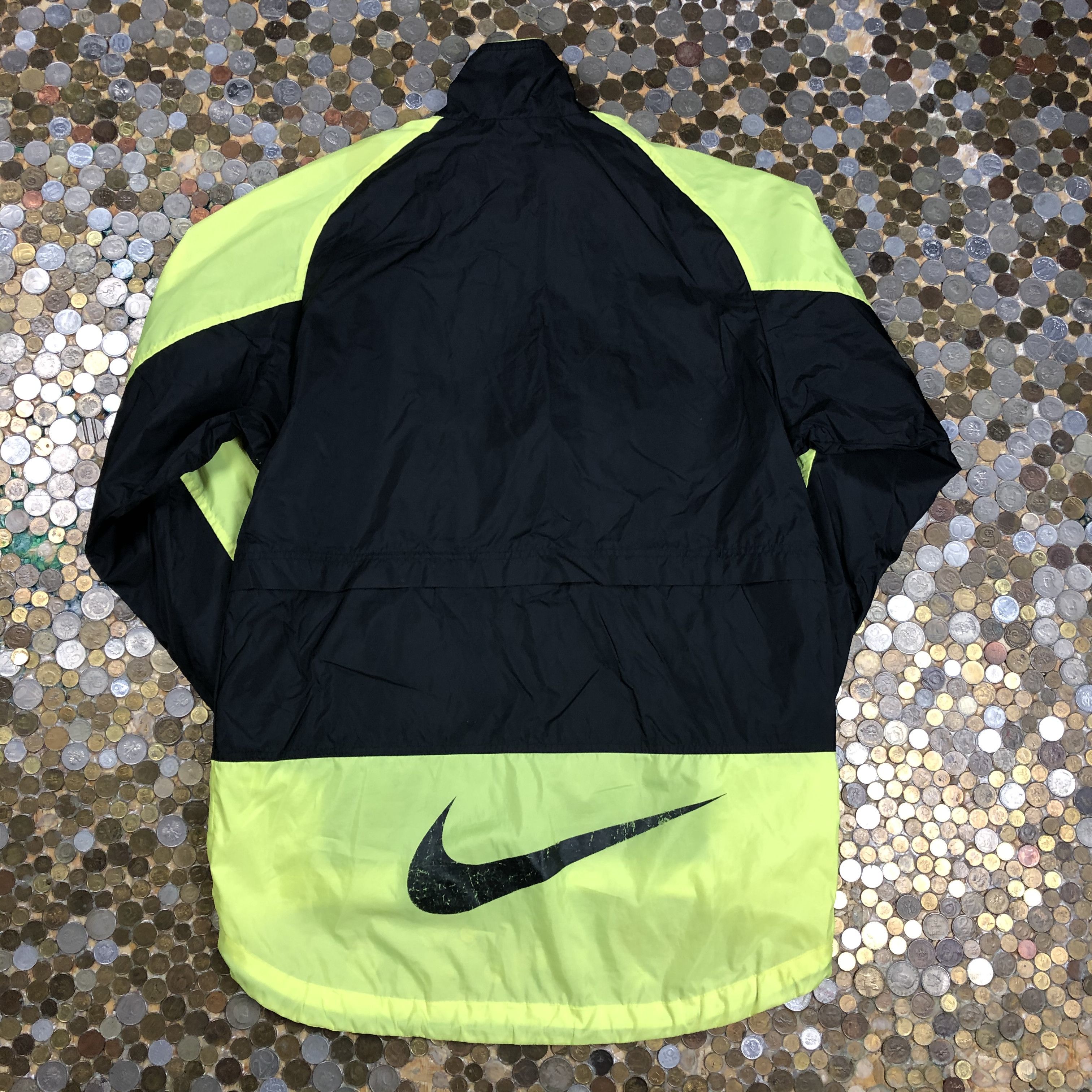 Nike Nike light jacket big swoosh on back | Grailed