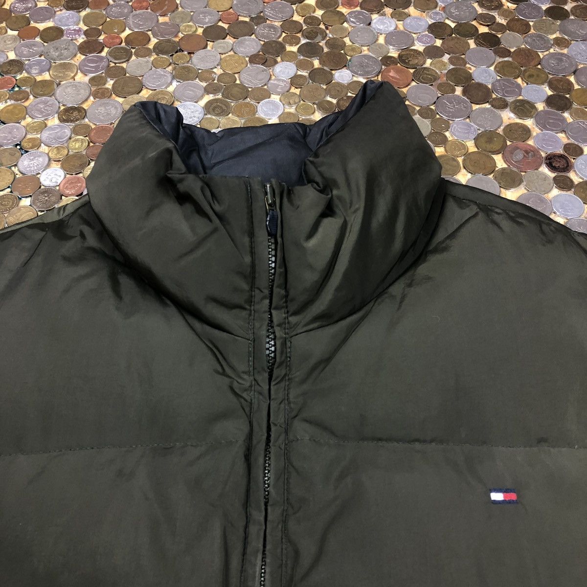 Tommy Hilfiger Tommy Hilfiger down jacket logo | Grailed