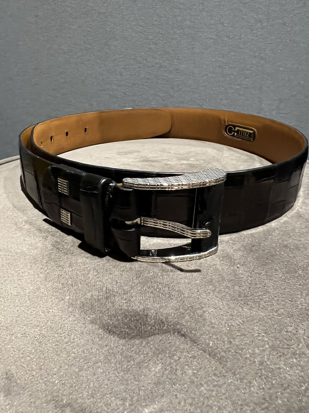 Zilli Zilli black crocodile belt | Grailed