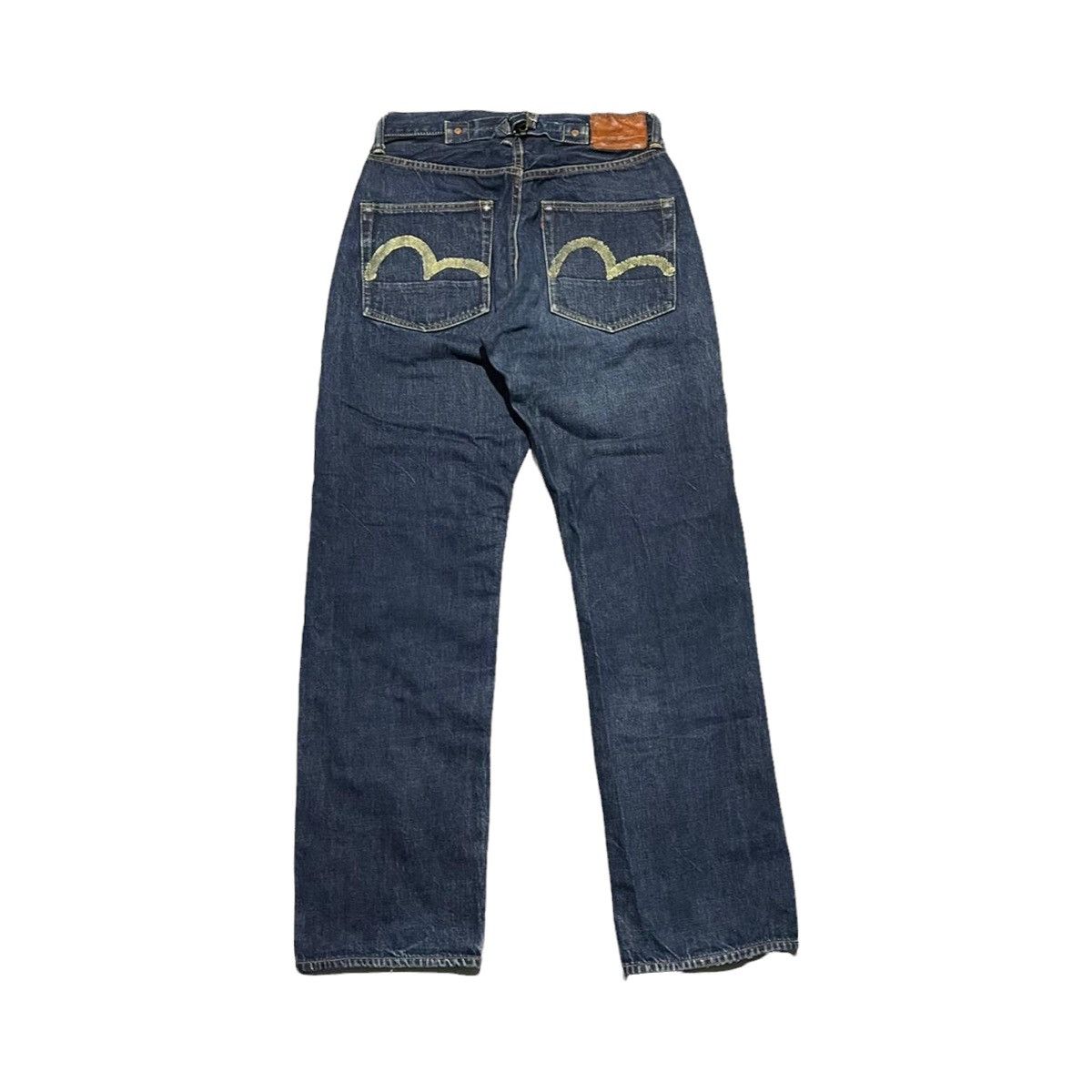 Vintage Evisu Lot 2004 Cinch Back Buckle Selvedge Denim Pants | Grailed