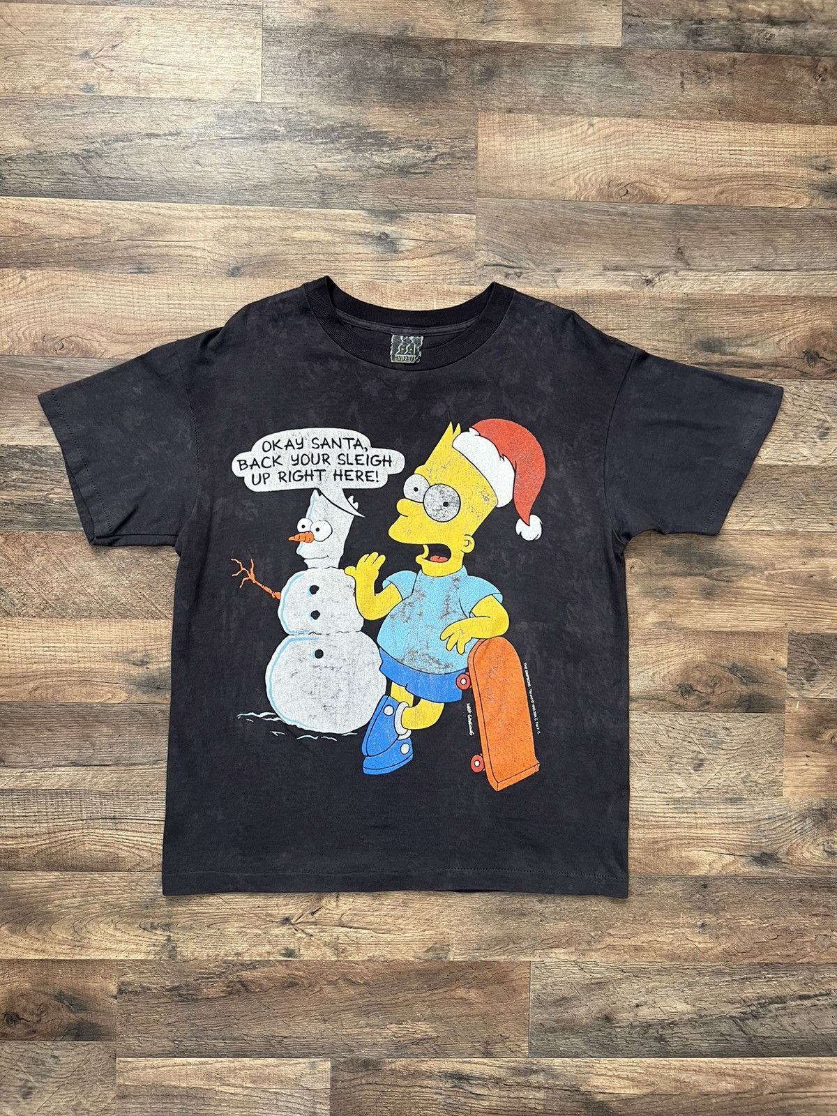 Vintage Vintage 90’ Sun Faded Thrashed Bart Simpsons Tee | Grailed