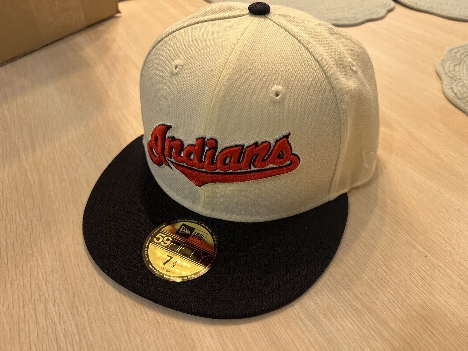New Era NEW ERA 59FIFTY CLEVELAND INDIANS JACOBS FIELD PATCH 7 1/4 ...