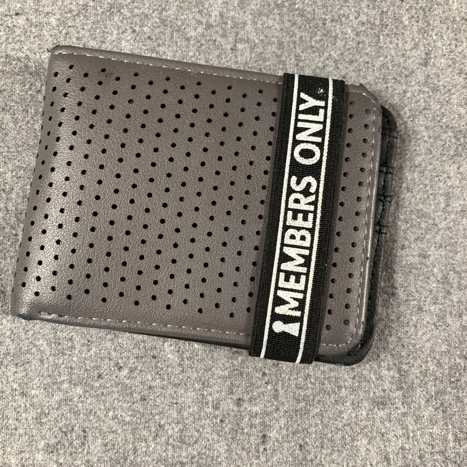 Members Only Members Only RFID Blocking Faux Leather Sport Logo Wallet ...