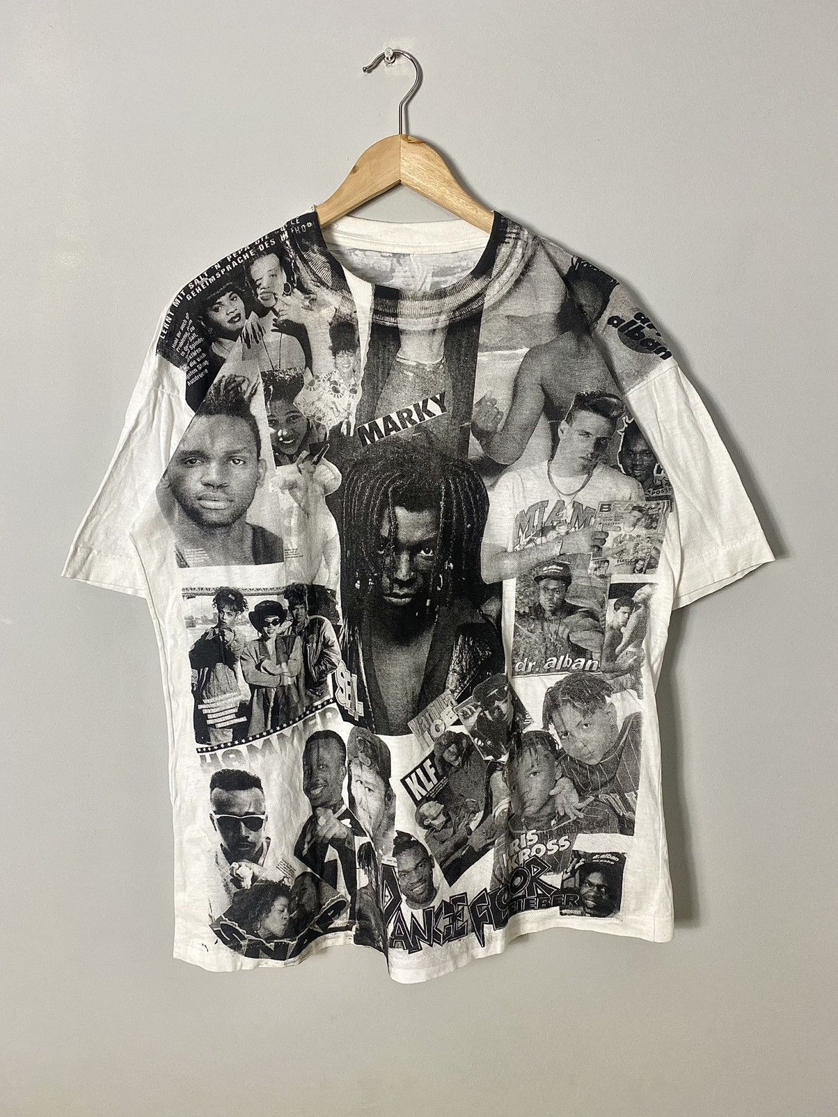 Band Tees × Rap Tees × Vintage Rare Kris Kross Dr Alban Rap Photo Tee ...