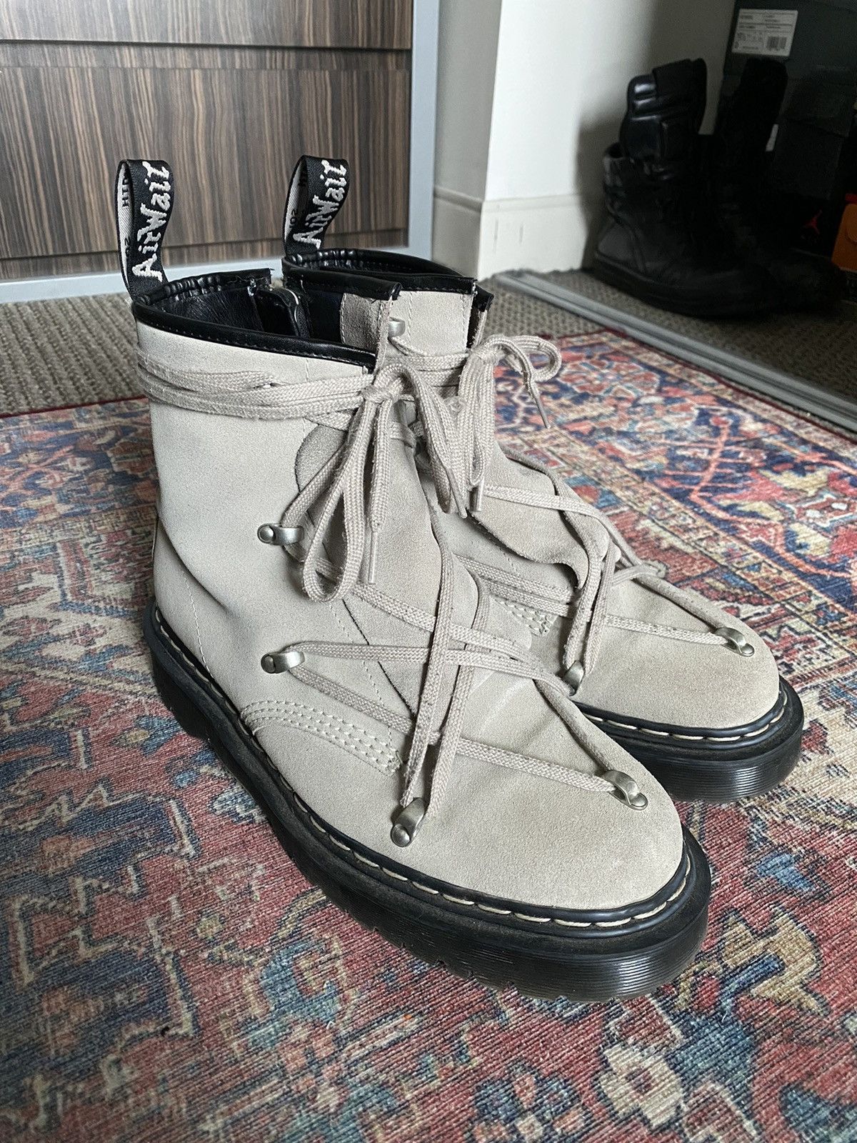 Rick Owens Rick Owens x Doc Martens 1460 Bex Suede Boot | Grailed