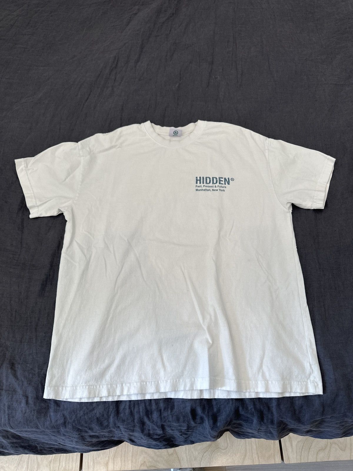 HIDDEN Hidden NY white cloud tshirt | Grailed