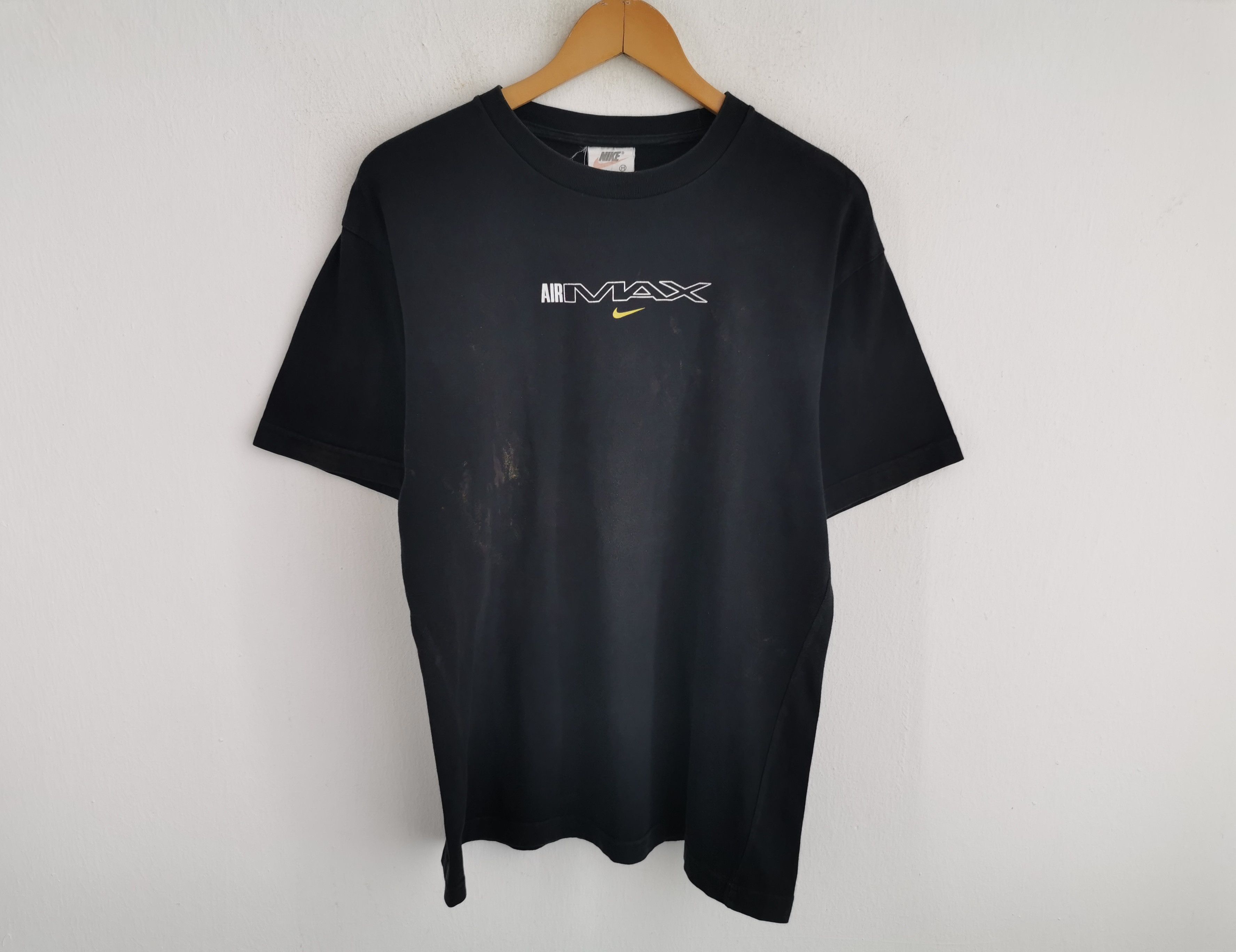 Nike Distressed Vintage 90s Nike Air Max Logos T Shirt Size M | Grailed