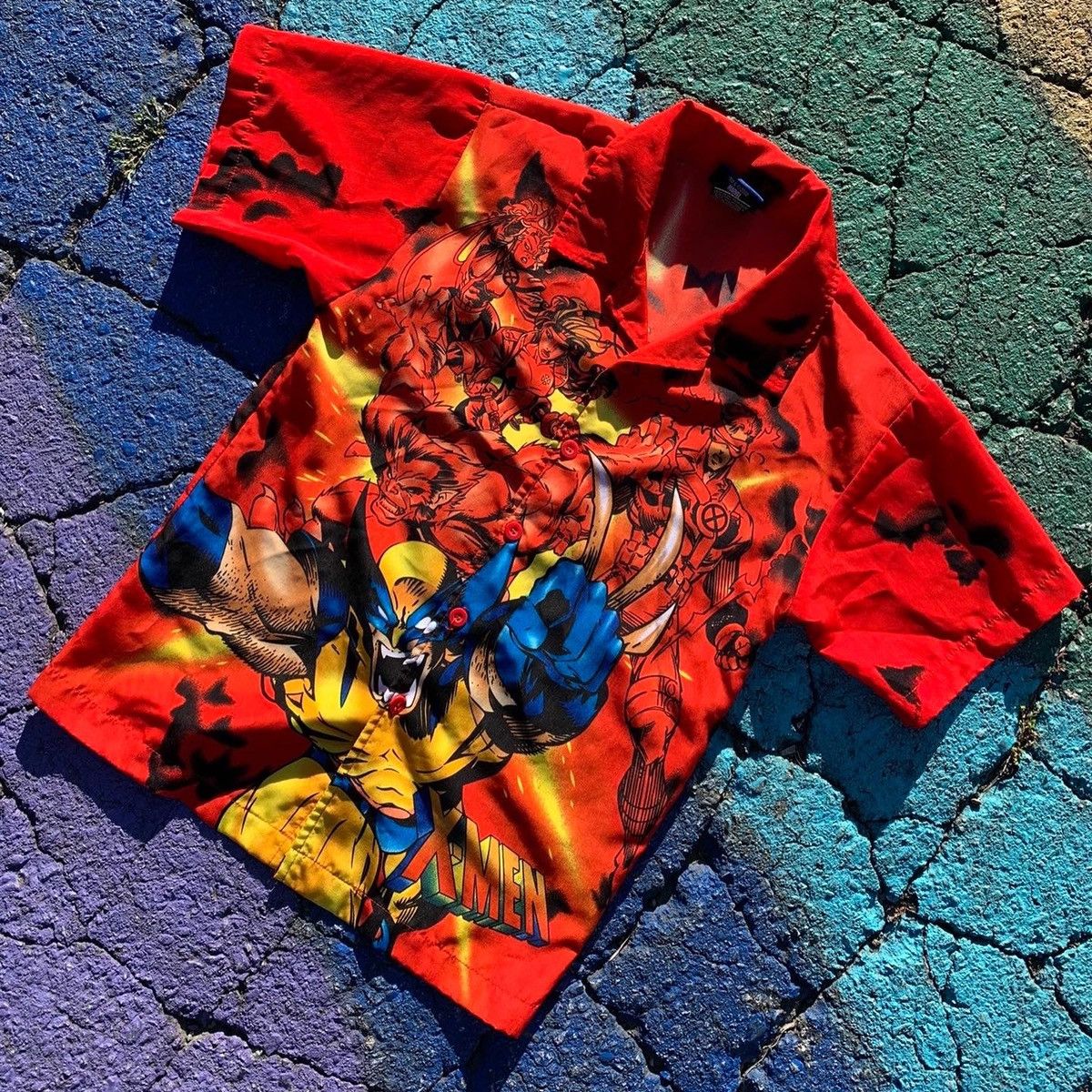 Marvel Comics × Vintage Vintage Marvel X-Men Button up from ‘02 | Grailed