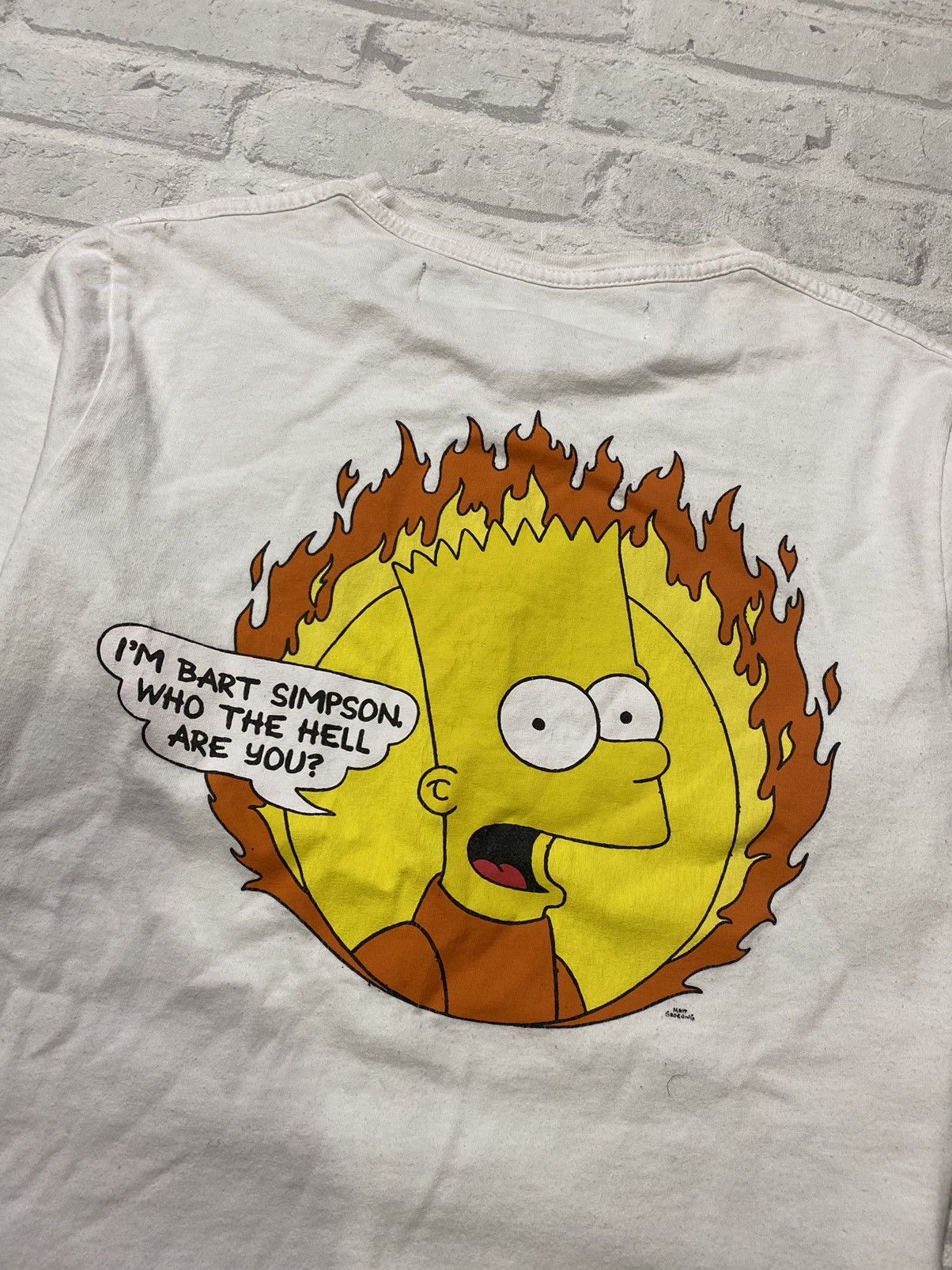 Off-White Bart Simpson Off-White shirt | Grailed