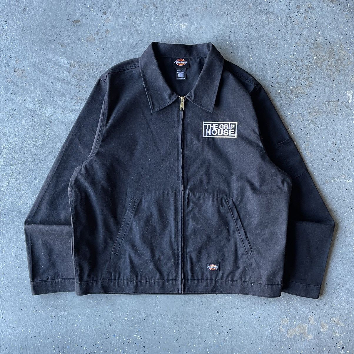 Dickies × Streetwear × Vintage VTG 90s Black Dickies Work Jacket | Grailed