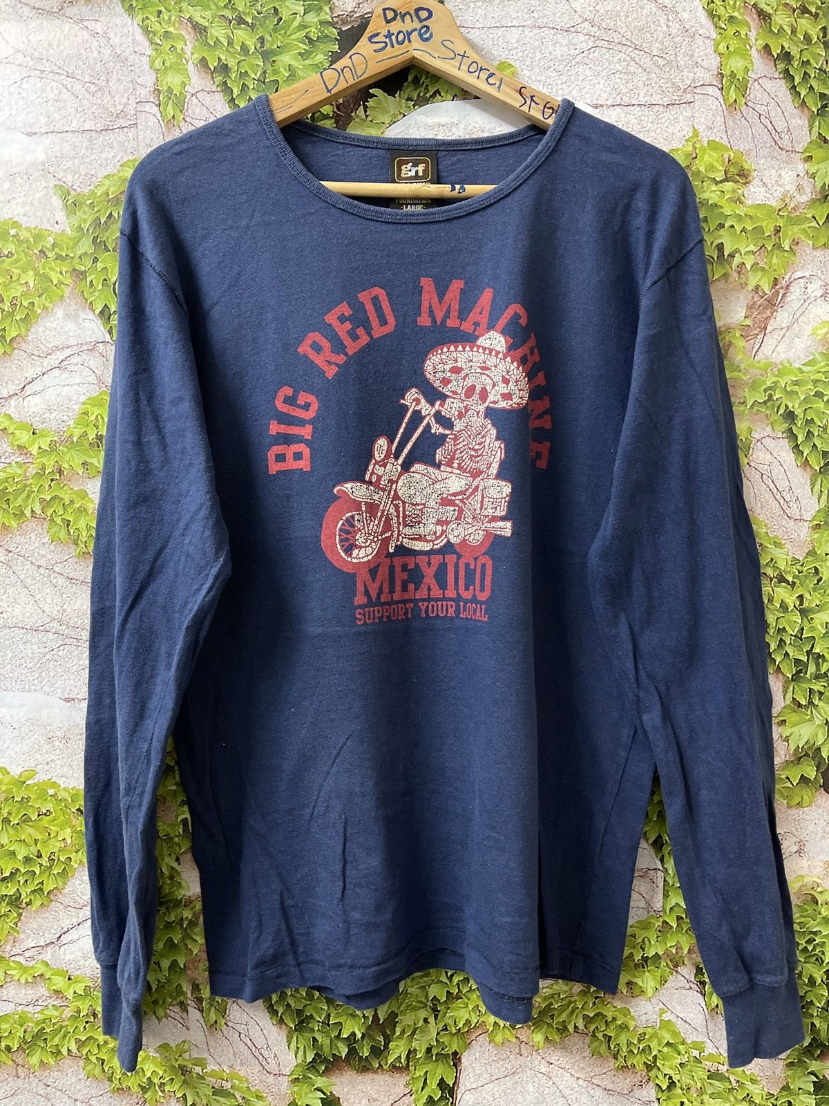 Vintage VINTAGE BIG RED MACHINE SKULL TEE VERY RARE | Grailed