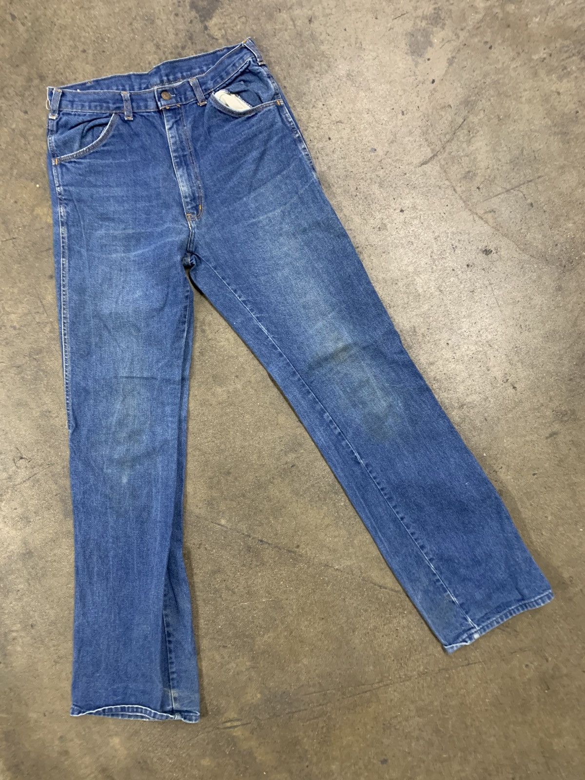 Vintage Vintage 1980s Code Zero Bootcut Faded Cowboy Denim Jeans | Grailed