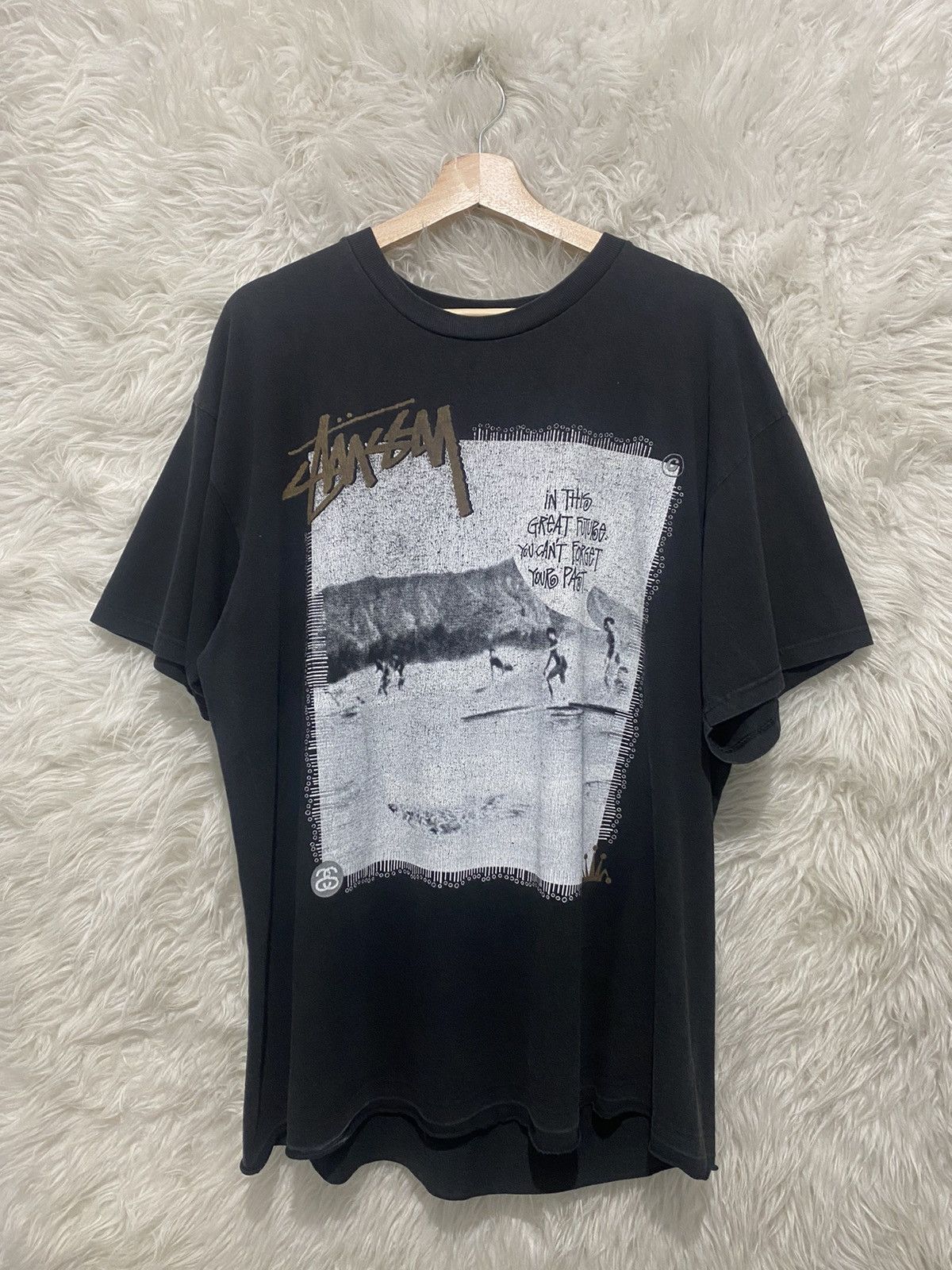 Streetwear × Stussy Stussy Photo Tee Surfing | Grailed