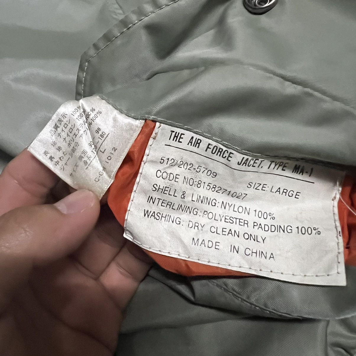 Alpha Industries Vintage MA 1 flyer tomcat bomber varsity jacket | Grailed