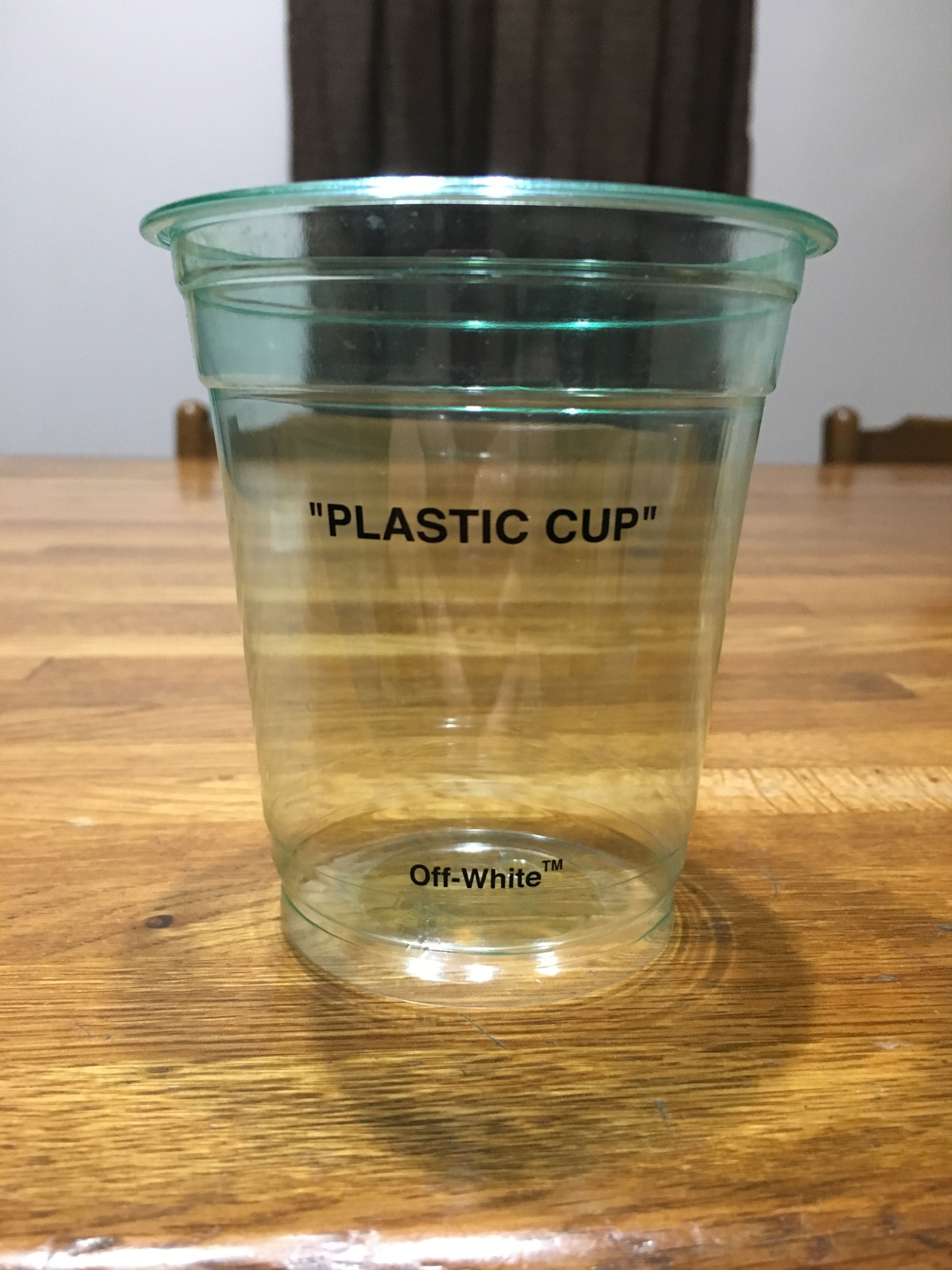 Off-White Plastic Cup | Grailed