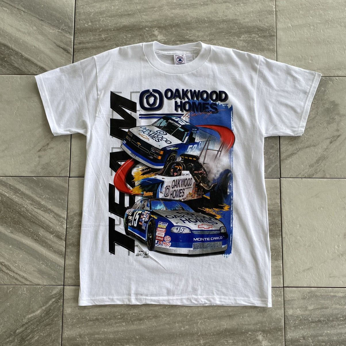 Vintage Vintage 1999 Nascar Team Oakland Homes Racing Tee | Grailed