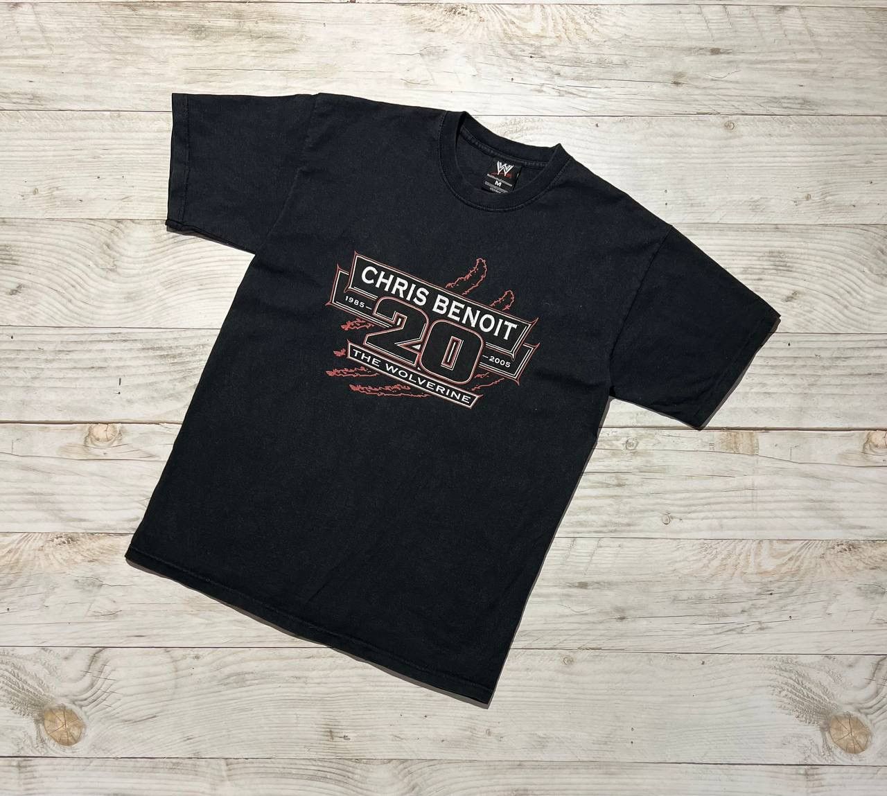 Vintage × WWE × WWF Vintage Chris Benoit The Wolverine 2005 WWE WWF T ...