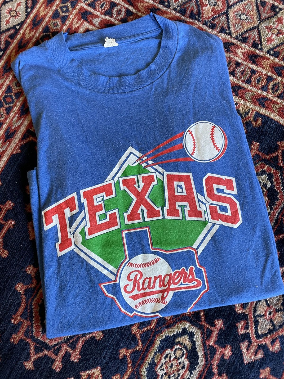 Screen Stars × Vintage Vintage 89 Texas Ranger T-shirt | Grailed