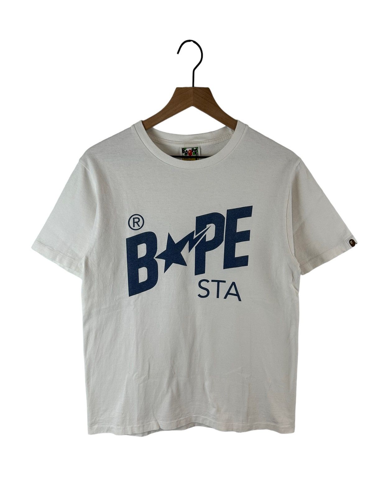 Bape Bape Sta Logo Print Tee | Grailed
