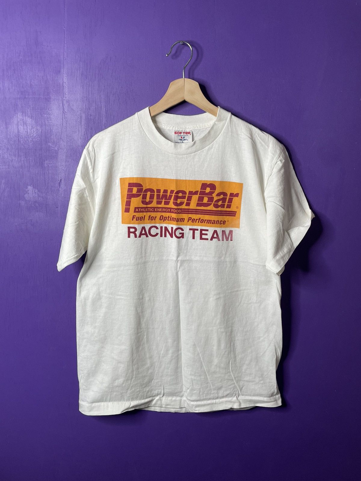 Vintage Vintage 90s POWERBAR racing team t-shirt | Grailed
