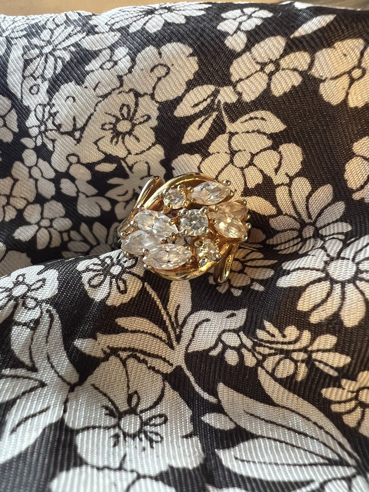 Vintage DAC Floral Cocktail Ring | Grailed