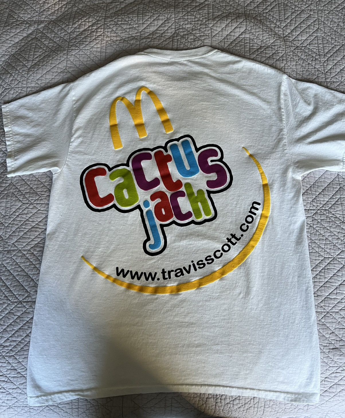 Travis Scott Travis Scott x McDonalds Cj Smile T-shirt | Grailed