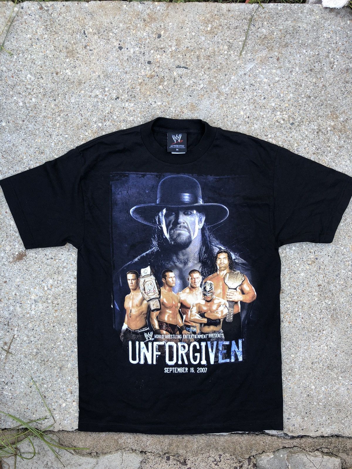 Streetwear × Vintage × WWE 2007 unforgiven WWE tee | Grailed
